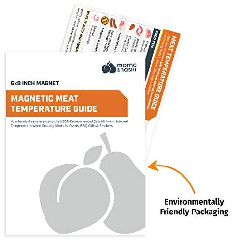 Meat Temperature Chart Magnet - Chicken, Turkey, Beef Steak Cooking ...