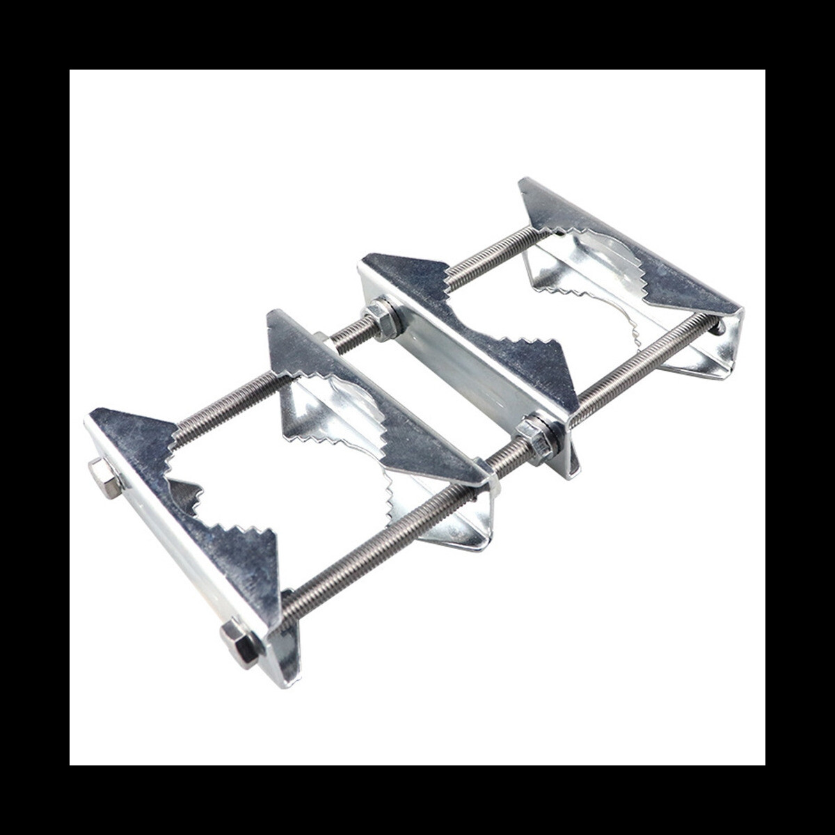 Double Antenna Mast Clamp V Jaw Block 5.5Inch Bolts,Anti-Rust Heavy ...