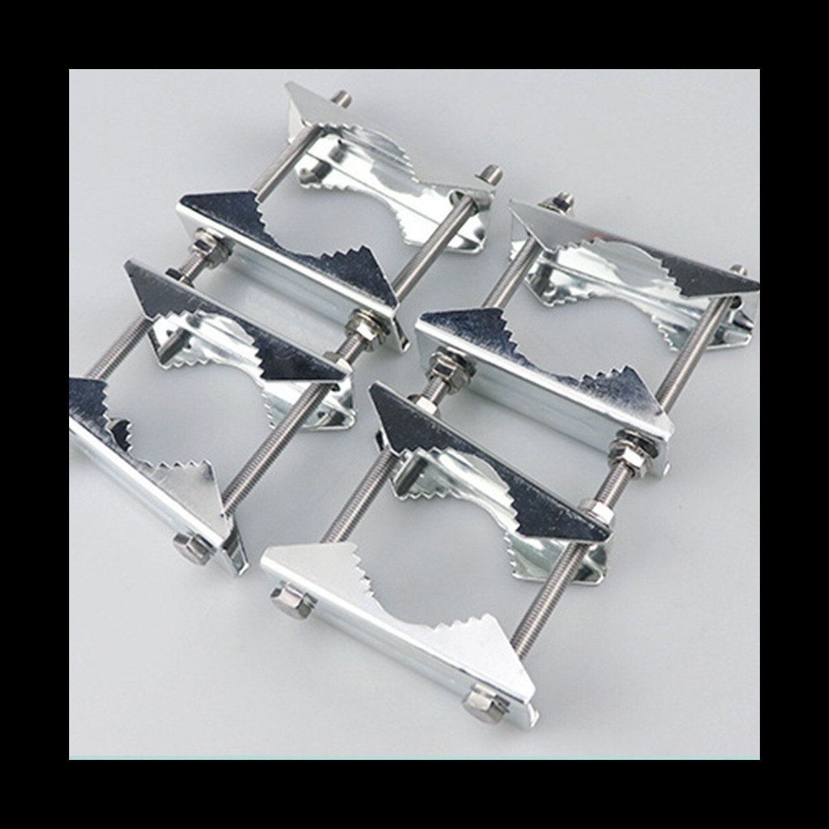 Double Antenna Mast Clamp V Jaw Block 5.5Inch Bolts,Anti-Rust Heavy ...