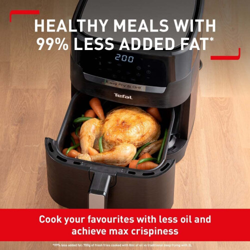 Tefal EasyFry Precision 2-in-1 Digital Air Fryer and Grill 4.2 Litre ... Tefal EasyFry Precision 2-in-1 Digital Air Fryer and Grill 4.2 Litre ...