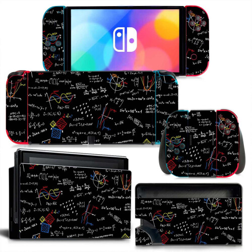 Math Switch Oled Skin Sticker Decal Cover for Switch Oled Console Dock ...