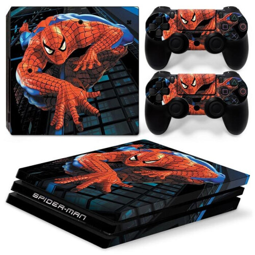 Marvel Spider Man Venom Skin Sticker for PS4 Pro Slim Console and 2 ...
