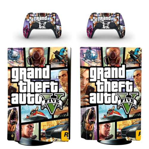 Grand Theft Auto GTA PS5 Standard Disc Skin Sticker Decal Cover for ...