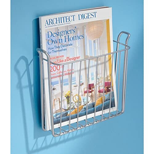Newspaper Holder for Your Home Wall Mounted Newspaper and Magazine Rack ...