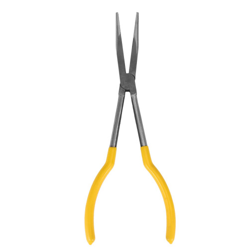 11" Extra Long Straight Needle Nose Pliers Hand Tool Yellow+Silver on OnBuy