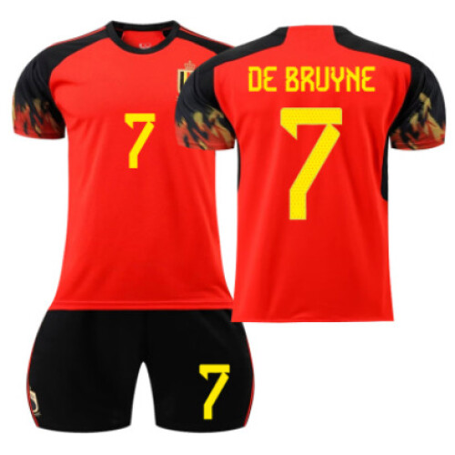 (28, Red 7C) Men women Unisex Football Jersey suit Belgium Home DE ...