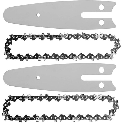 4 Pcs 4 Inch Chain Saw Chain Replacement for Mini Portable Handheld ...