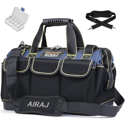 Multifunction Tool Bag, Large Size Wide Neck Adjustable Shoulder Strap ...