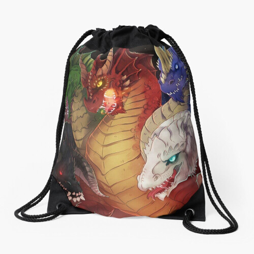 Drawstring Bag Tiamat - Dungeons Dragons Sport Gym Shoe Backpack on OnBuy