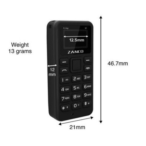 Zanco Tiny T1 Mobile Phone Unlocked 2G Small Phone on OnBuy