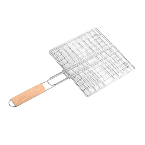 Barbecue Meshes Camping Grill Rack BBQ Clip Folder Grill Roast Folder ...