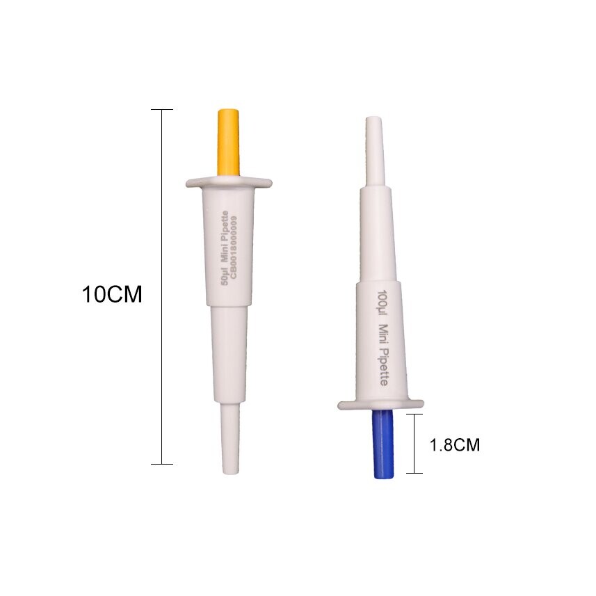 100ul Mini Pipette Gun Single-Channel Micro Sampler Spotting Laboratory ...