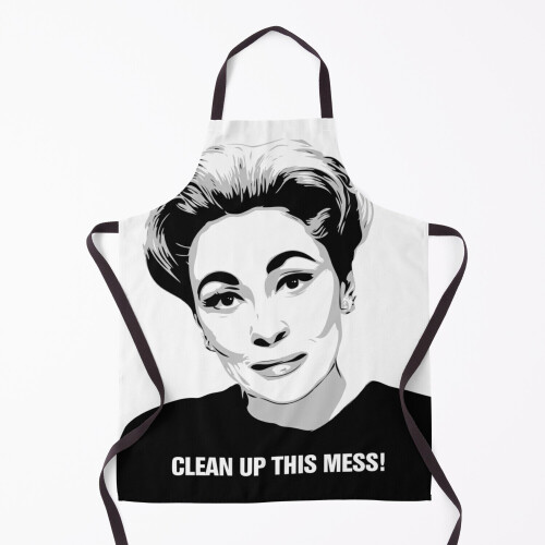 Mommie Dearest Clean up this Mess! Pop Art Grill Aprons for Kitchen BBQ ...