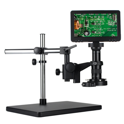 38MP HDMI USB Digital Video Monocular Microscope Camera C-Mount lens 10 ...