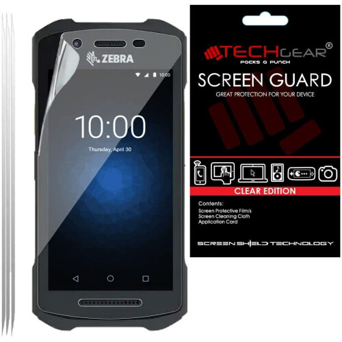 [3 Pack] TECHGEAR Screen Protectors Compatible for Zebra TC21 / TC26 ...