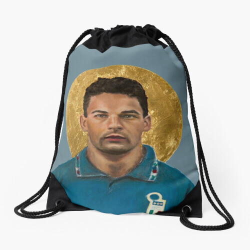 Drawstring Bag Roberto Baggio - Football Legends Sport Gym Shoe ...