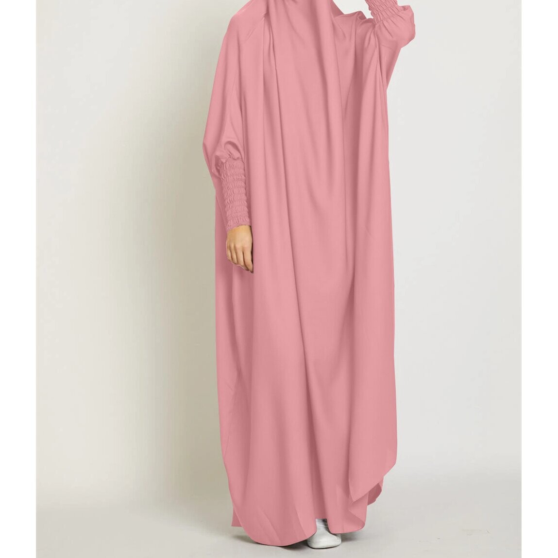 Hooded Abaya Women Muslim One Piece Prayer Garment Hijab Dress Ramadan ...