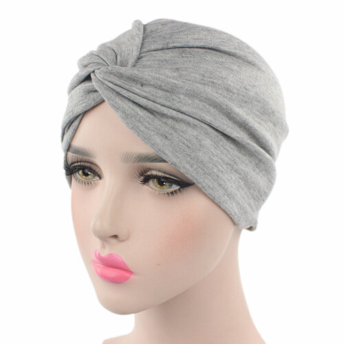 Bonnet Turban for Women Soft Stretch Night Sleep Hat Hair Loss Cap Head ...