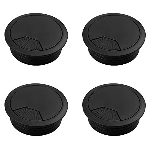 4 Pcs 60mm Desk Grommet Desk Table Grommet Cable Tidies Computer Desk ...
