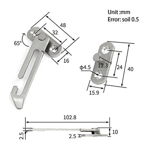 2 PCS Window Restrictors Locks, Child Safety Locks for Windows, Window ...