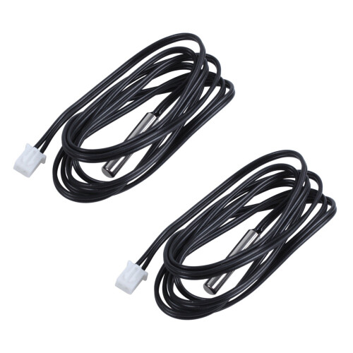 2X NTC 10K Ohm Waterproof Digital Thermal Temperature Sensor Probe 1M ...