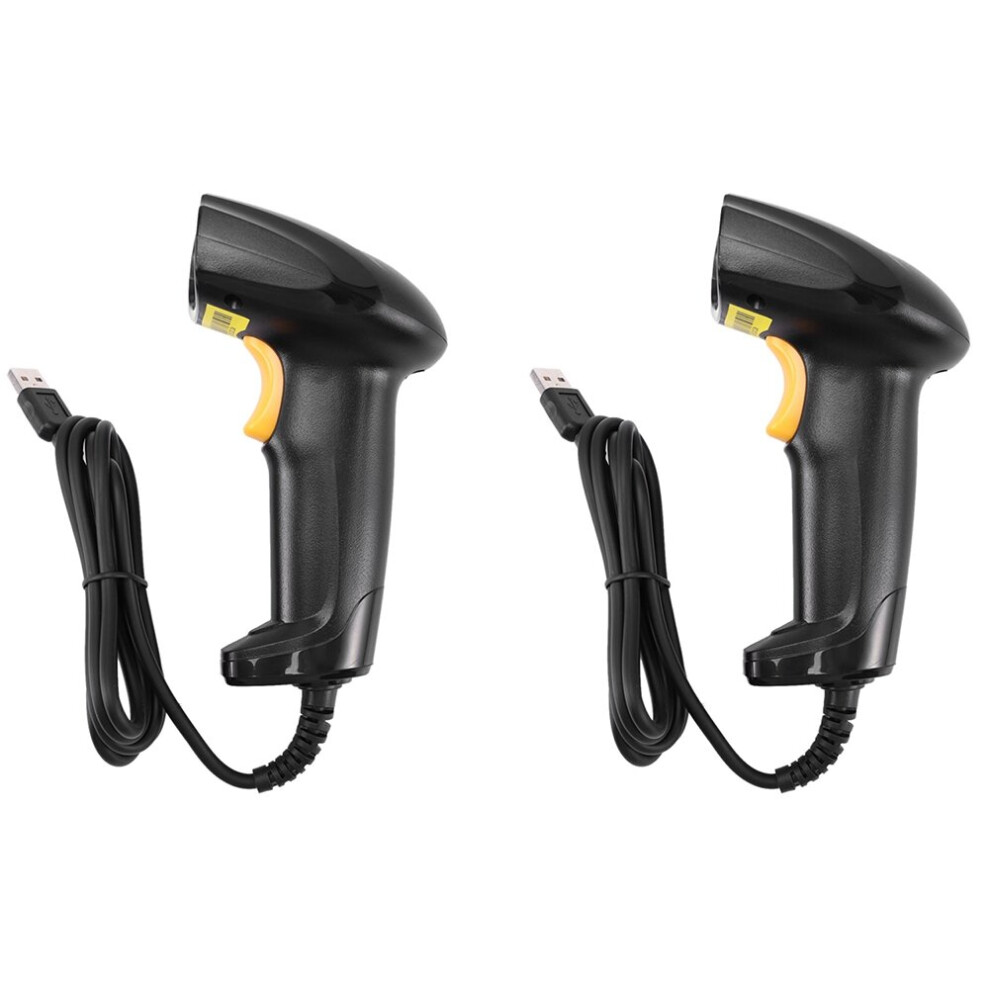 2X Barcode Scanner Handheld Scanner with Stand Holder Automatic Bar ...