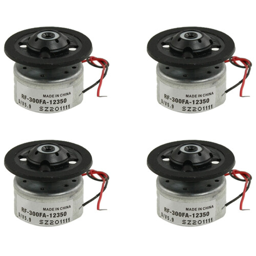 4X RF-300FA-12350 DC 5.9V Spindle Motor for DVD CD Player Silver+Black ...