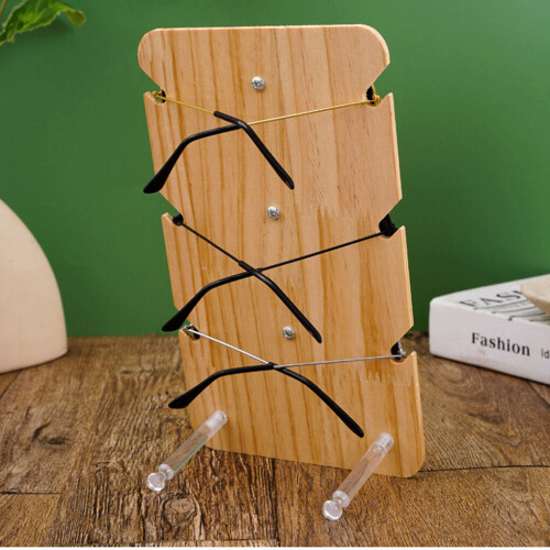 3 Layers Wood Sunglass Display Rack Storage Show Holder Home ...
