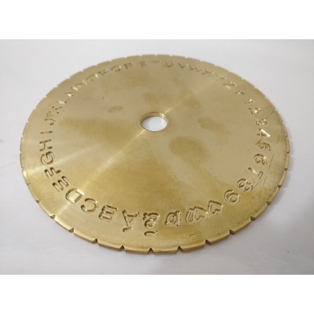 Diy Crafts letter type dial font disc modern block inside ring ...