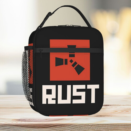 Lunch Bag RUST Game Logo Tote Insulated Cooler Kids School Travel on OnBuy