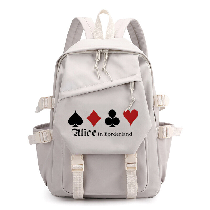 Alice In Borderland School Backpacks Women Laptop Rucksack Boys Girls ...