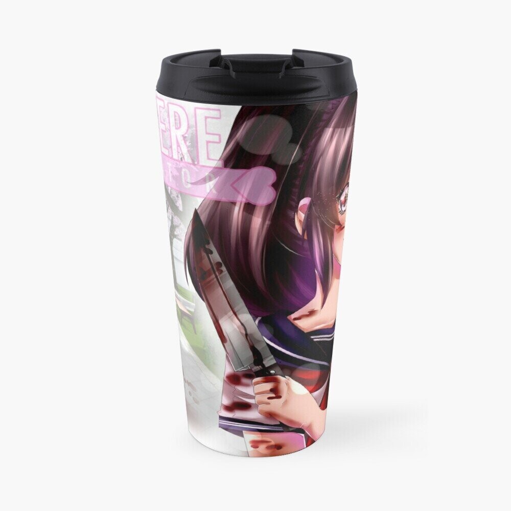 Insulated Travel Coffee Mug Yandere Chan Stainless Steel Cup Tumbler ...