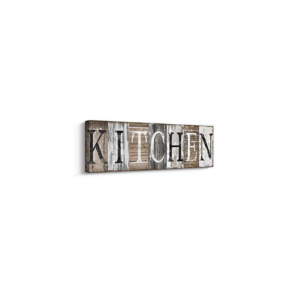 Rustic Farmhouse Kitchen Wall Decor Canvas Prints Kitchen Signs Wall ...