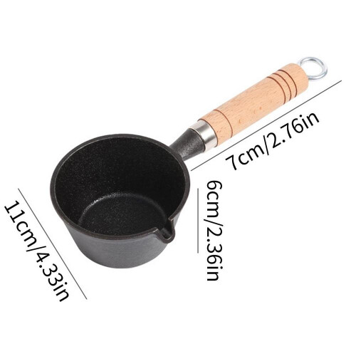 Iron Small Egg Pan Grill Safe Cooking Pans Iron Cookware With Drip ...