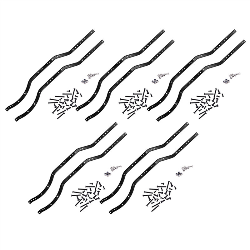 10Pcs Steel Chassis Frame Rails for AXIAL SCX10 90027 SCX10 II 90046 ...