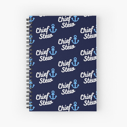 Spiral Notebook Chief Stew AKA Chief Stewardess A5 120 Pages on OnBuy