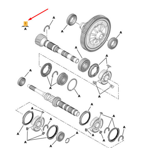 PEUGEOT 208 MK1 A9 Gearbox Repair Kit 1623223680 NEW GENUINE on OnBuy