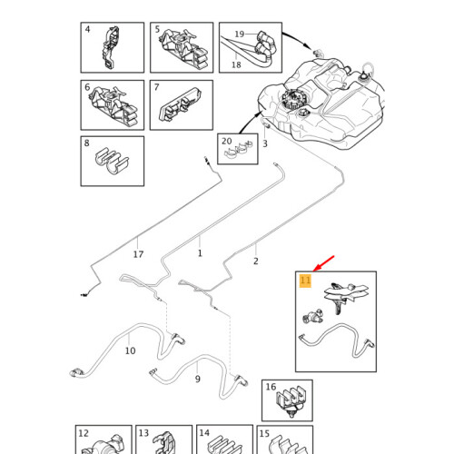 VOLVO V40 Fuel Line Kit 32242868 NEW GENUINE on OnBuy