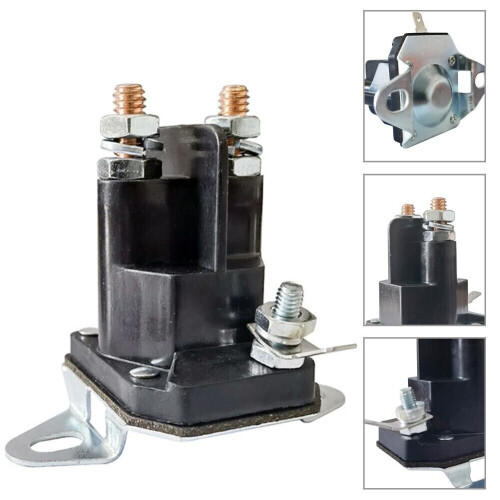 12v Solenoid Starter Relay Universal Ride On Lawn Mower Tractor Spade ...