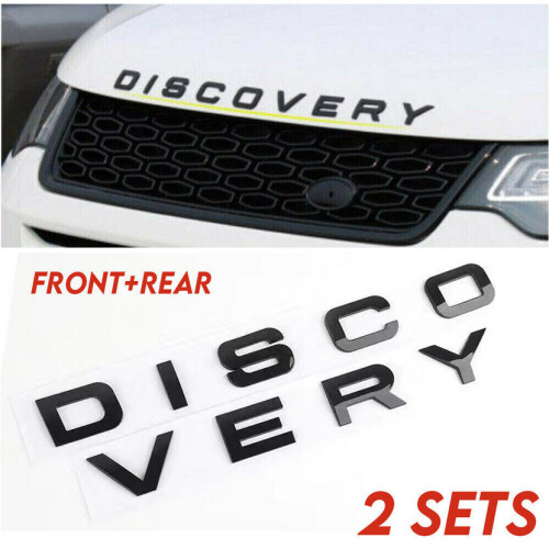 2Set Bonnet+tailgate lettering for Land Rover DISCOVERY 5 Front Rear on ...