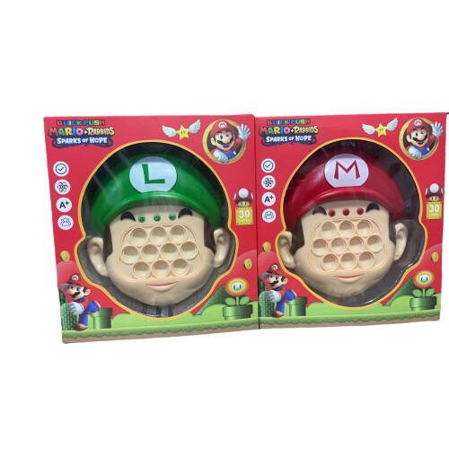 Super Mario Bubble Sensory Fidget Toy Puzzle Pop Game Controller ...