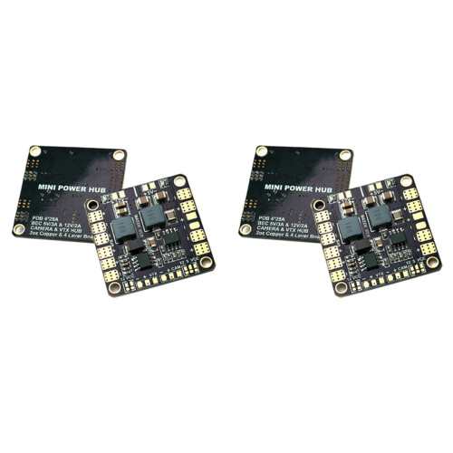 2X Mini Power Hub Power Distribution Board PDB with BEC 5V & 12V for ...