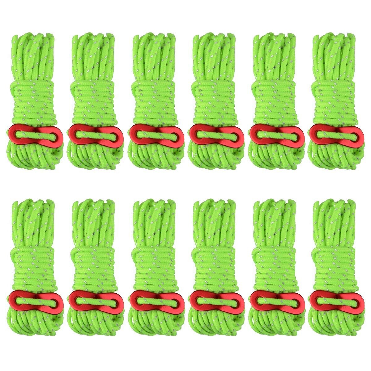 Tent Guy Rope 4mm Reflective Guy Line 4m / 13 Feet Tarp Guide Rope on OnBuy