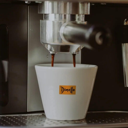 Dimello Espresso Gusto Ground Coffee (250g) - Arabica and Robusta, Dark Roast, Intense Taste ...