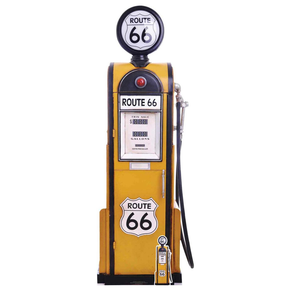 Route 66 Retro Gas Pump Cardboard Cutout / Standee / Standup on OnBuy