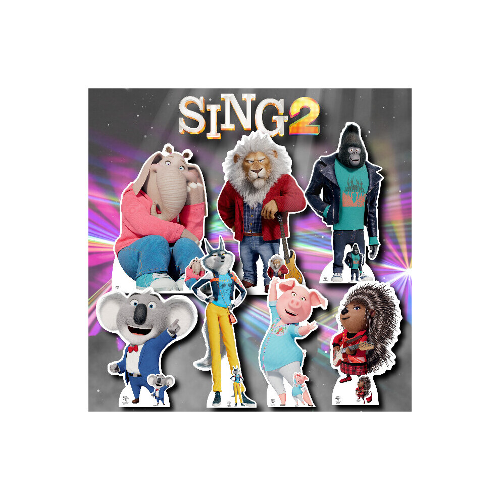 Clay Calloway the Lion from Sing 2 Official Cardboard Cutout / Standee ...