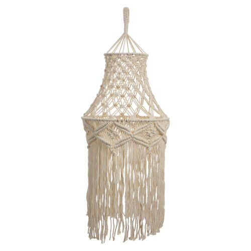 Macrame Lamp Shade Hanging Pendant Light Cover Modern Office Bedroom ...