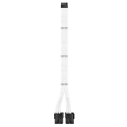 RTX 3000 Series 12 Pin to Dual 8 Pin PCIe Sleeved Extension Cable 300 ...