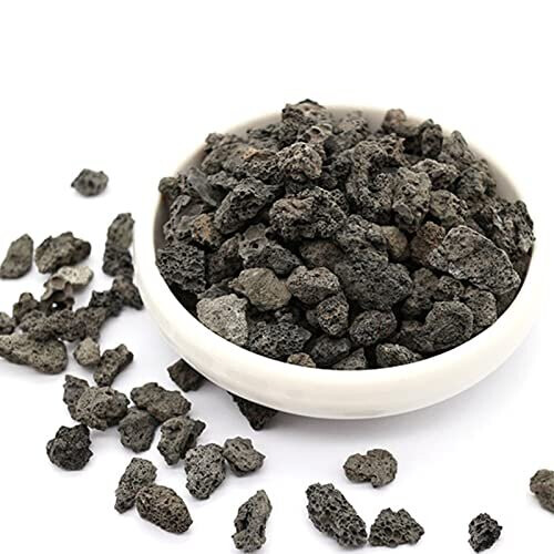Black Horticultural Lava Rock for Plants, Natural Volcanic Stone ...