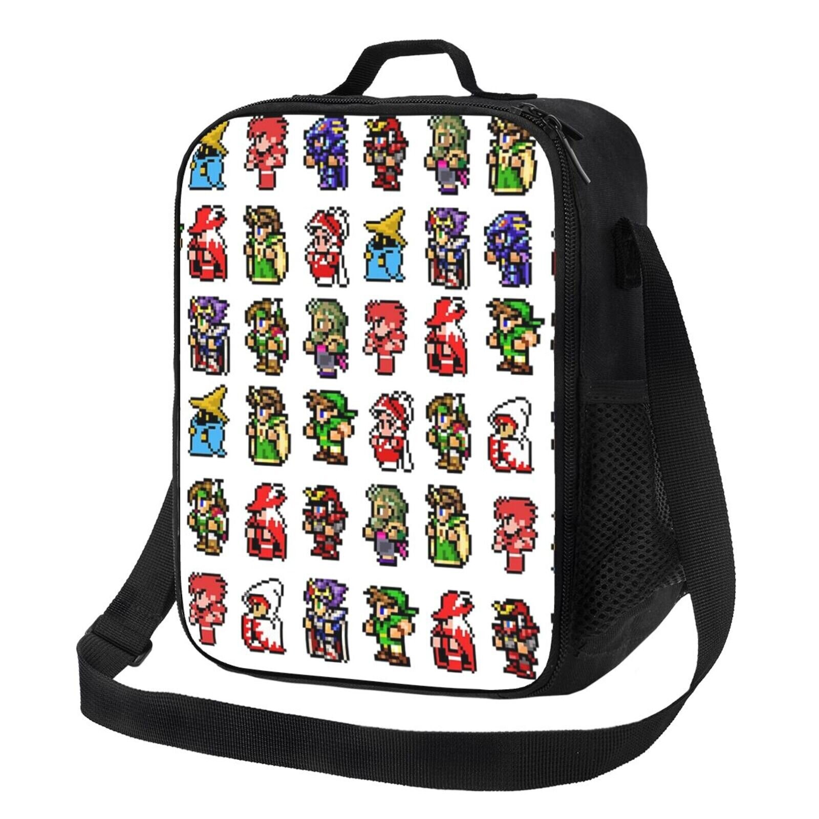 Kids Lunch Bag Final Fantasy Sprites Insulated Tote Box for Girls Boys ...